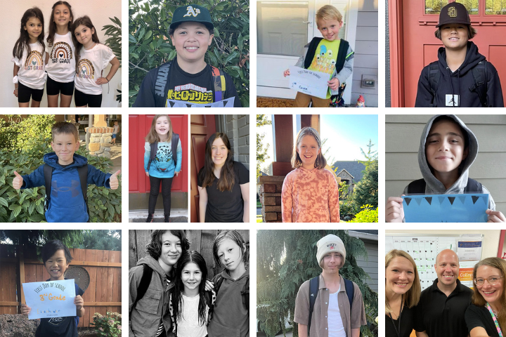 First day of school photos 2022 - Sarah J. Anderson Elementary School